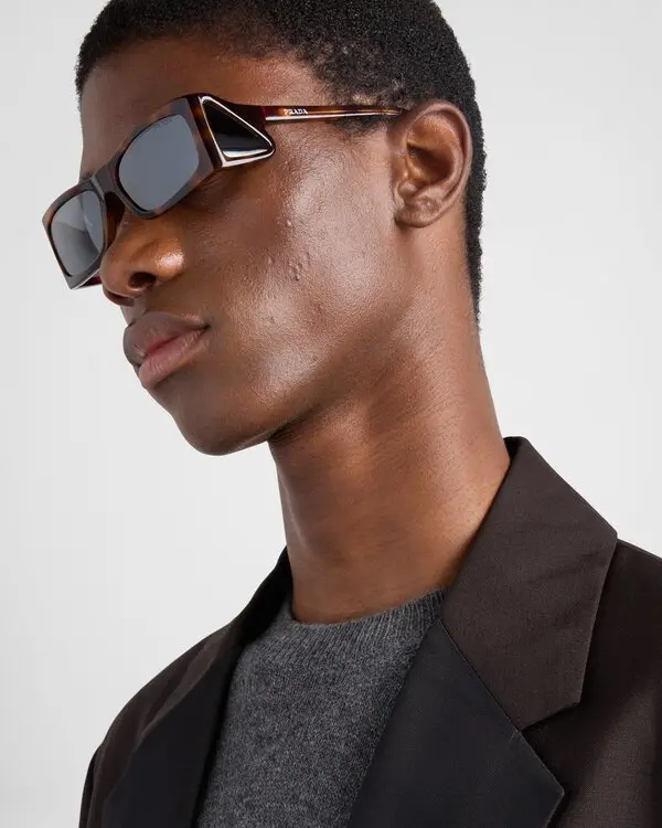 Prada Runway Sunglasses - Dark Gray Lenses | Editorialist